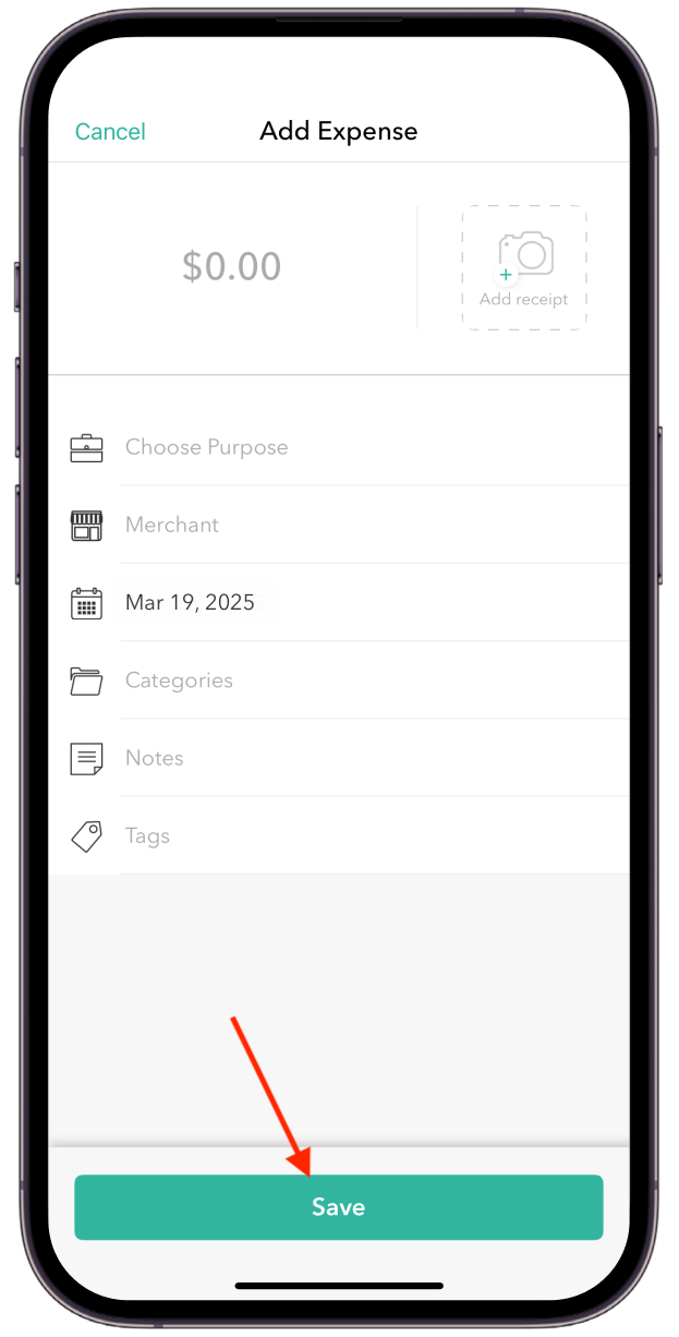 How to Add an Expense Manually – Everlance Help Center