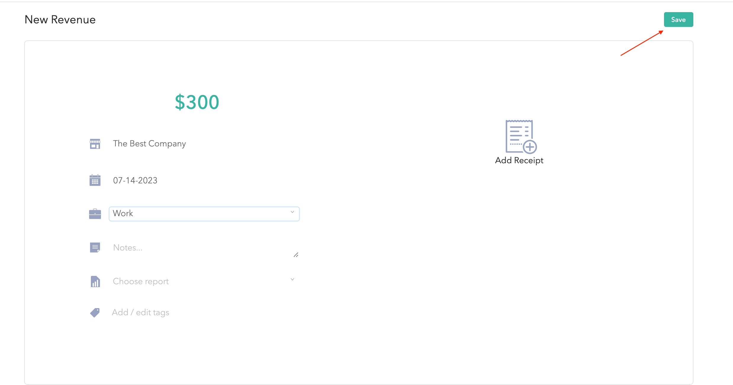 How to Add Revenue Manually – Everlance Help Center