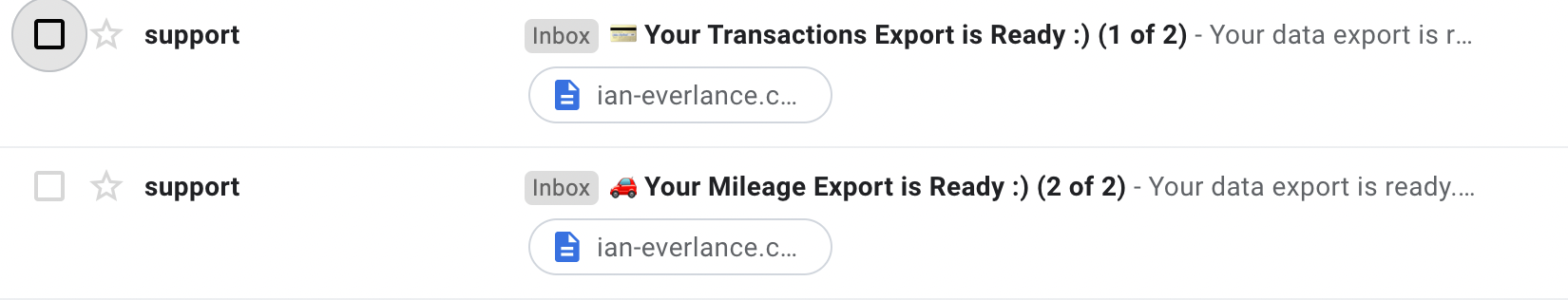 How to Generate a Data Export – Everlance Help Center