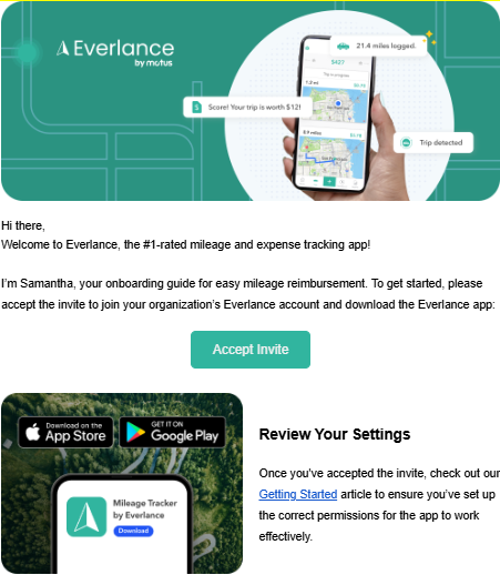 My Company Has an Everlance Business Subscription. Why Don't I Have ...