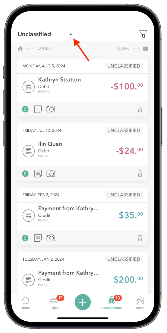 How to Classify Transactions – Everlance