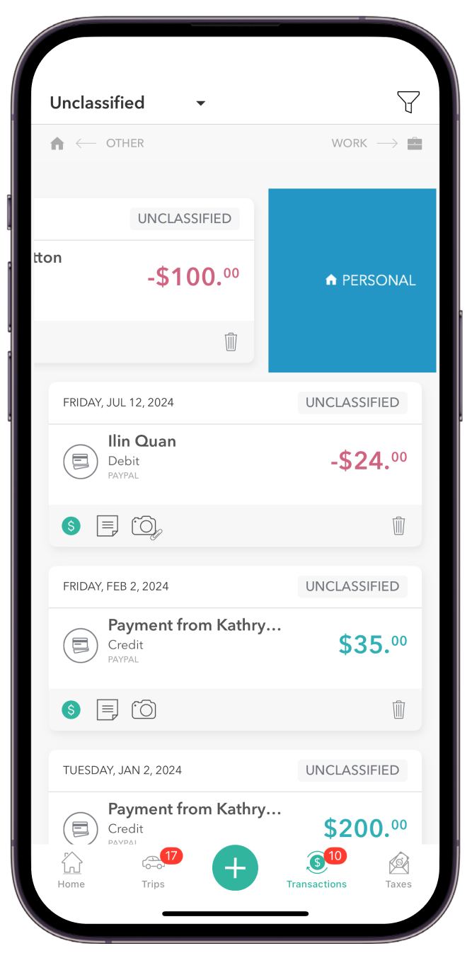 How to Classify Transactions – Everlance